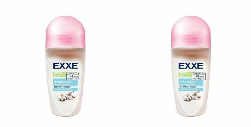 EXXE Дезодорант Fresh SPA Невидимый, 50 мл - 2 шт