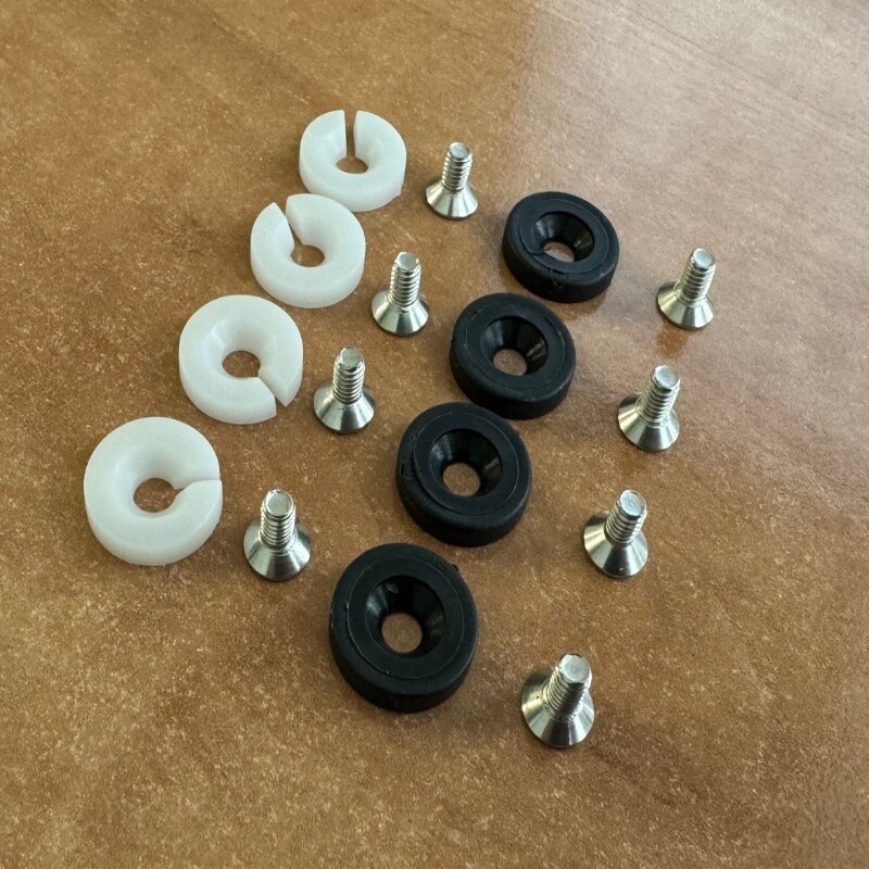 Комплект 4-х сменных регулировочных колец с крепежом для ползуна WOODWORK TR01-004