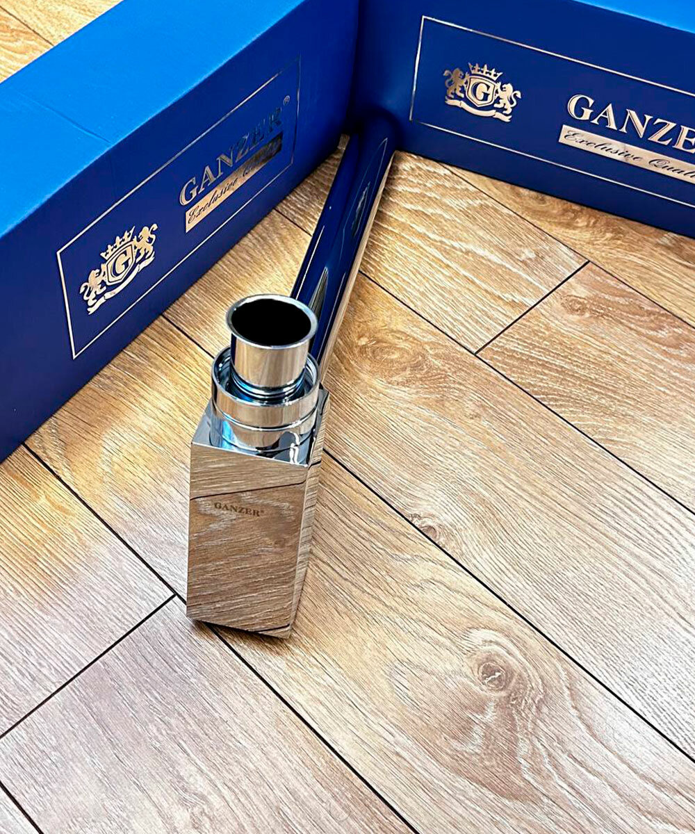 Сифон для раковины из латуни А-6 цвет хром от бренда Ganzer