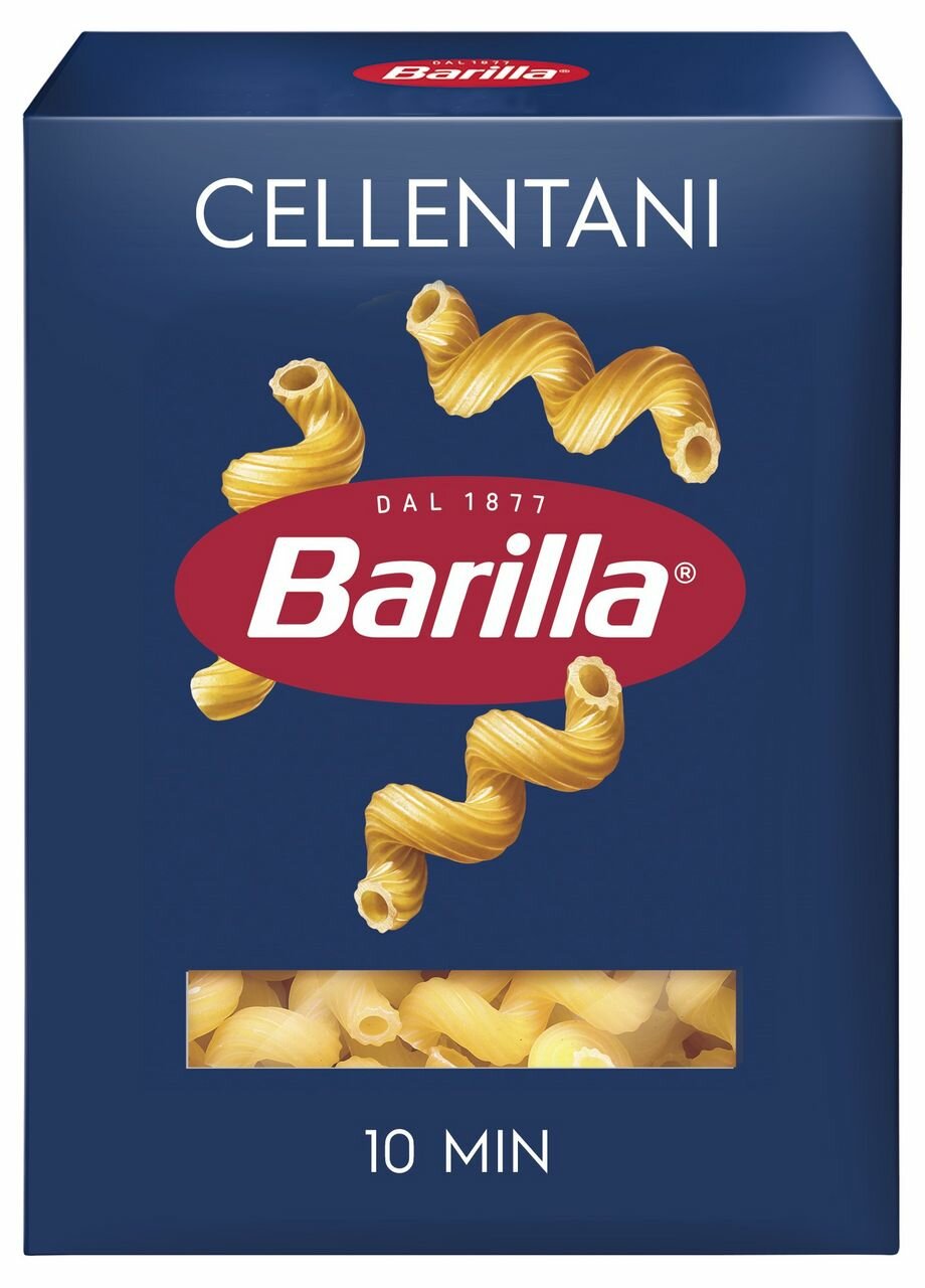 Макароны BARILLA Cellentani n.297 из твердых сортов пшеницы группа А высший сорт, 450г x 3 упаковки