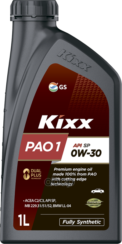 Kixx Масло моторное KIXX PAO1 SP C2/C3 0W-30 1л На складе