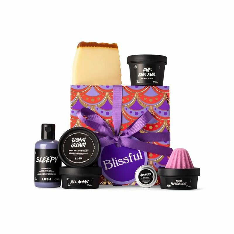LUSH Blissful Подарочный набор для душа (8 предметов)
