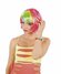 Карнавальный браслет WIDMANN рейв, фабричное производство, 8x8см, разноцветный.