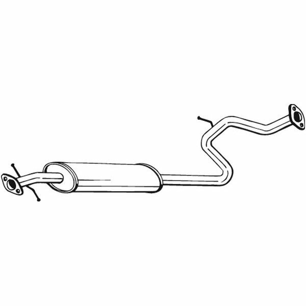 Средний глушитель выхлопных газов, BOSAL 282-055 (1 шт.)