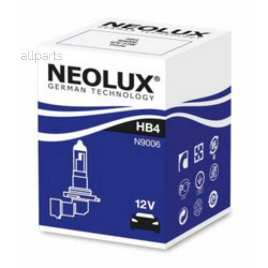 NEOLUX N9006 Лампа NEOLUX галогеновая HB4 P22D 51W
