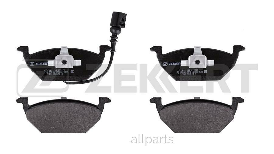 ZEKKERT BS-1138 Колодки торм. диск. передн. с датчиком Skoda Fabia (6Y 5J) 99- Octavia (1U) 96- VW Golf IV V 97-