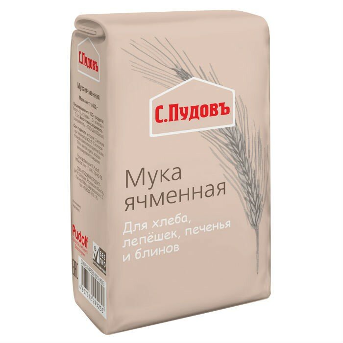Мука ячменная С. Пудовъ 400 гр.