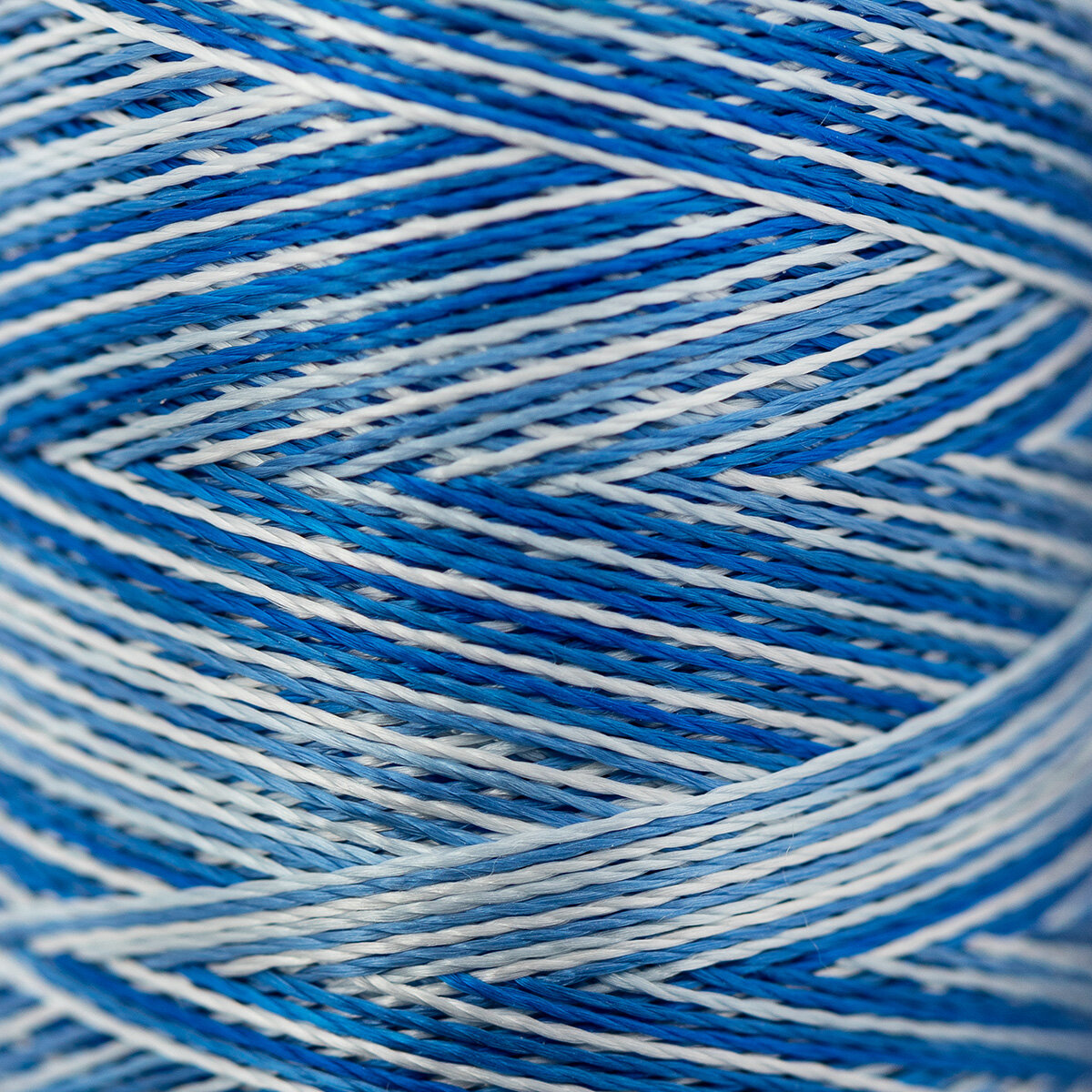 Нитки для вышивания "Gamma" мультиколор M120/2 100% вискоза 400 я Set 7 синие