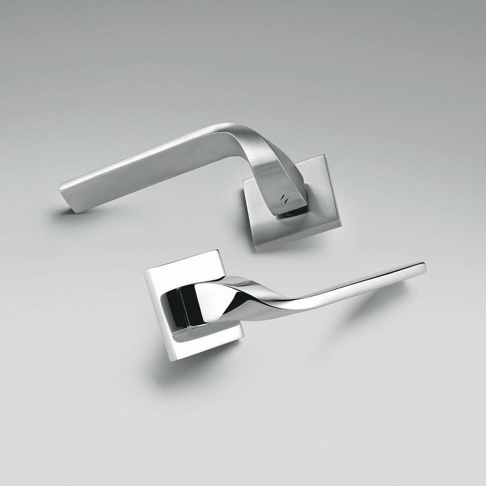 Ручки дверные Colombo BL11RY CROMAT хром матовый под цилиндр