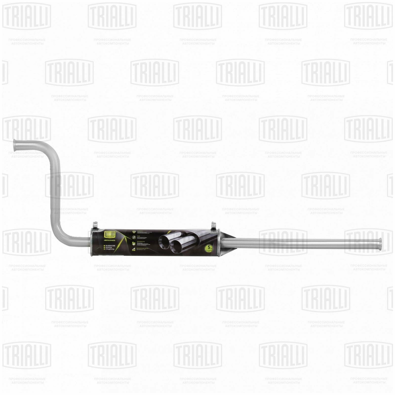 Резонатор Лада 2108 (EAM 0107) алюминизированный