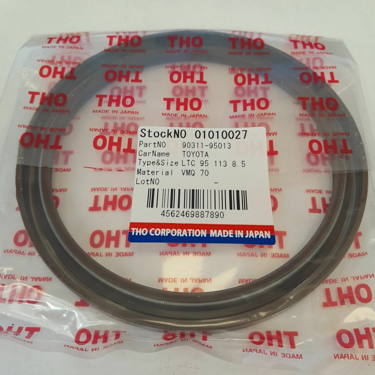 Сальник коленчатого вала задний THO 01010027 Lexus IS двигатель 2URGSE; Lexus GS460/ 430/ 350 двигатель 1URFSE; Majesta URS206; Lexus GS URL10 двигатель 2URGSE; Century GZG50, UWG60 двигатель 1GZFE, 2URFSE; L/C двигатель 1URFE. OEM: 90311-95013