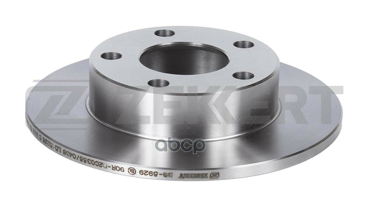 ZEKKERT BS-5929 Диск торм. задн. Audi A4 95- VW Passat V 96-