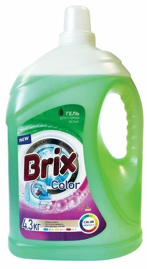 Romax Гель для стирки цветного белья "Color Brix", 4,3 кг/