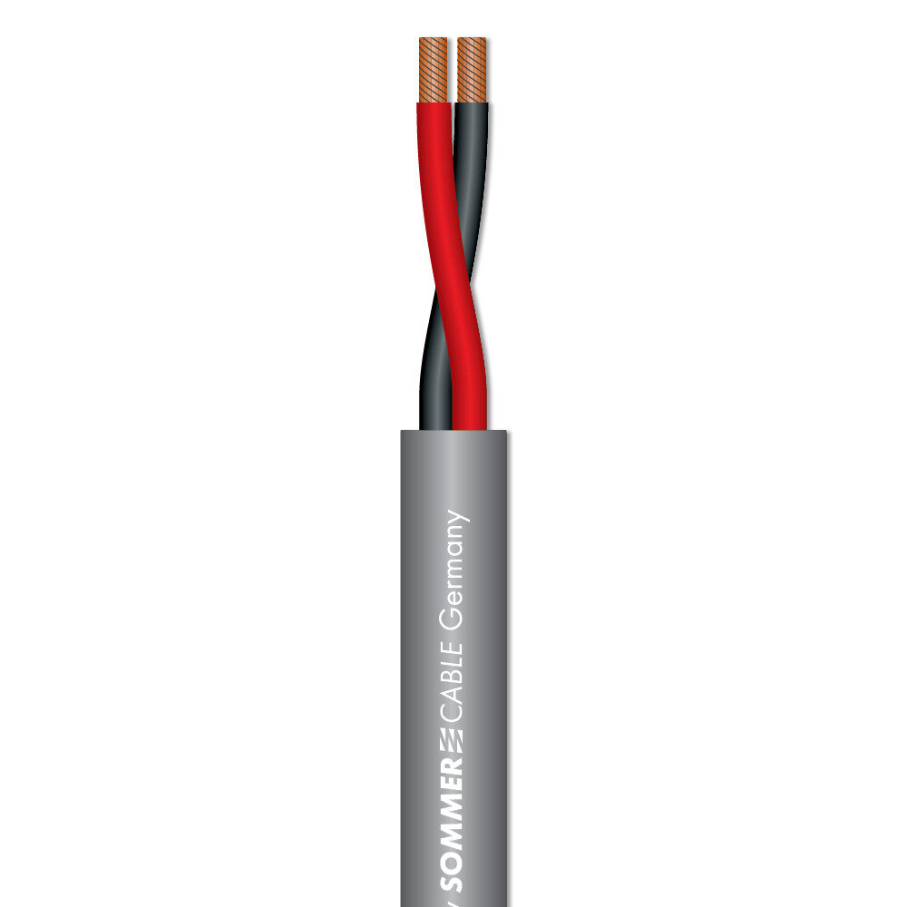 Акустический кабель Sommer Cable 415-0056 Meridian Mobile SP215 Grey, 1 м