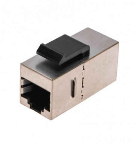 Проходной адаптер Rexant PRO Keystone, Jack RJ-45 (8P8C), FTP, Cat. 6