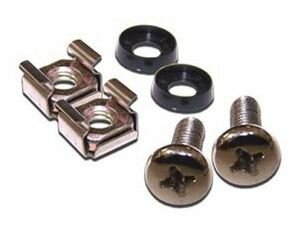 Винты Lanmaster с гайкой и шайбой, 50 шт, полусферические (LAN-SC50)