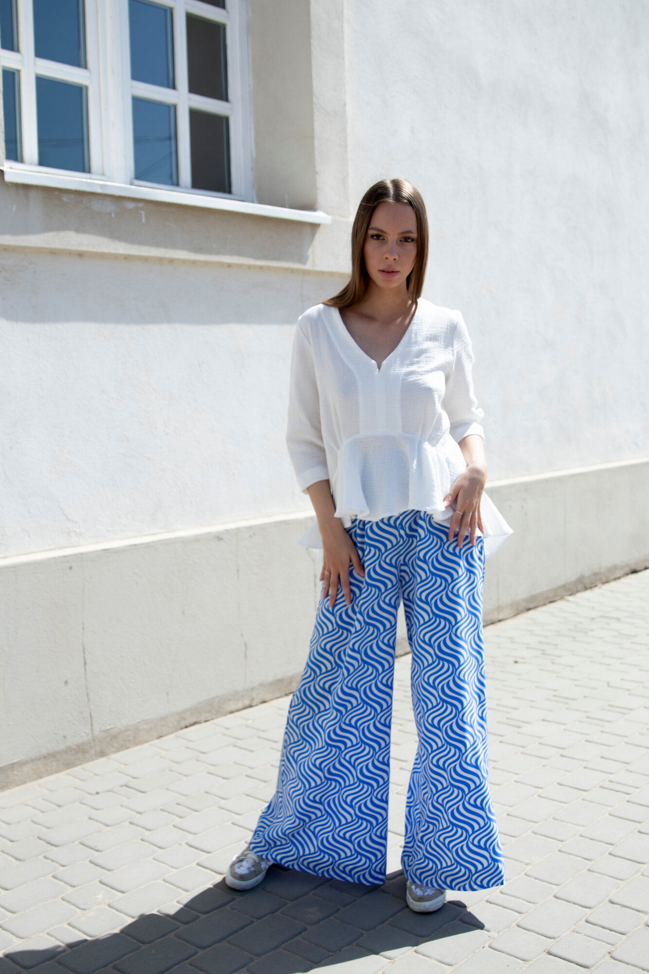 Брюки палаццо