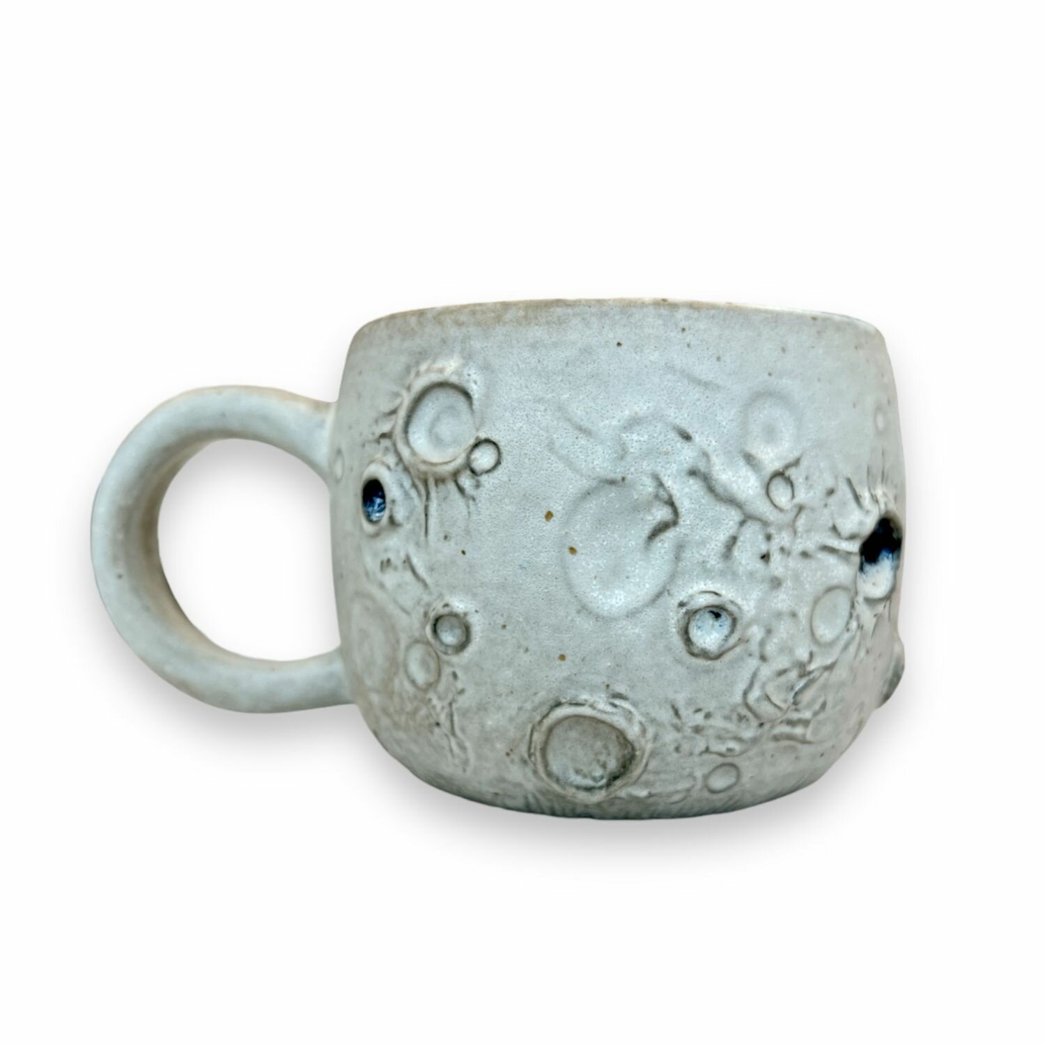 Кружка ручной работы «Луна», серая, керамика, 360 мл