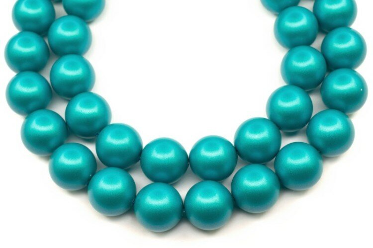 Жемчуг Swarovski 5810 #2029 12мм Crystal Iridescent Dark Turguoise Pearl, 5810-12-2029, 1шт