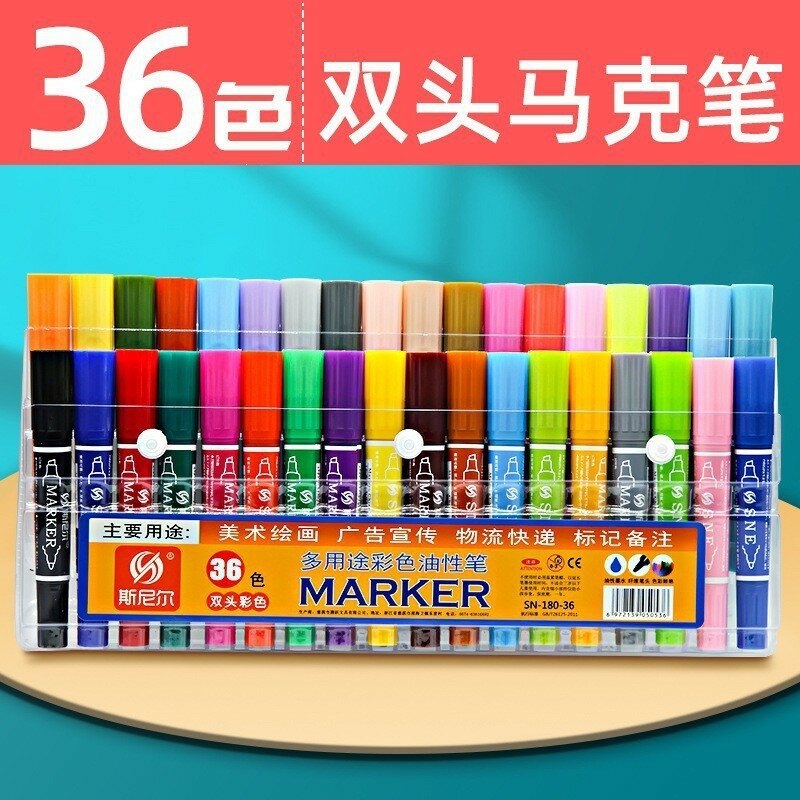 Чернила для маркеров Snier, 64 цвета, масляные маркеры, заправка 200 мл, чернила для маркеров POP, акварельные маркеры