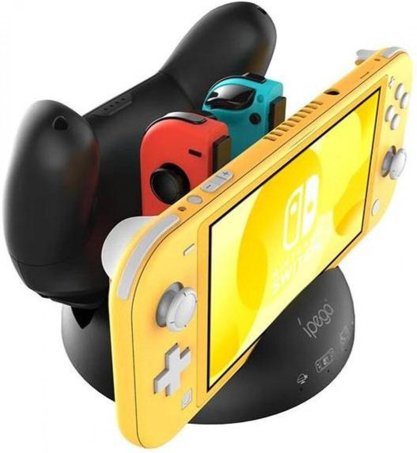 Зарядная станция для 2-х контроллеров Joy-Con + зарядка консоли + зарядка геймпада Pro Controller iPega (PG-SL003) (Switch/Switch Lite)