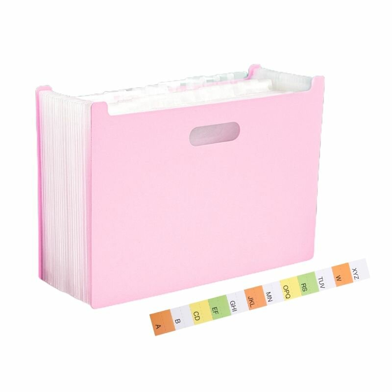 Расширяющаяся папка для файлов формата А4, гармошка, 13-слойные папки документов, водонепроницаемые, со скрытым отделением ручек офиса