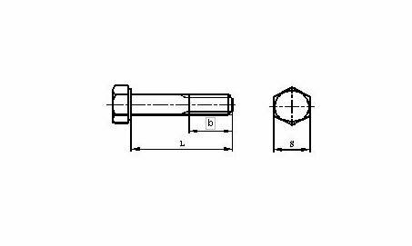 Болт М8х65 БелЗАН третьей точки опоры двигателя, 10 шт