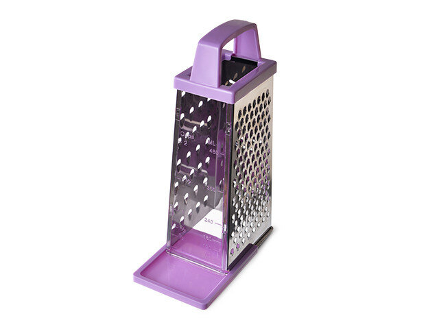 8608 FISSMAN Терка четырехсторонняя 20,5см (нерж. сталь + пластик)