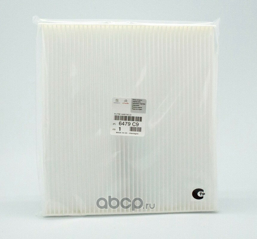 Салонный фильтр Peugeot Citroen Jumper, Boxer / OEM: 6479C9