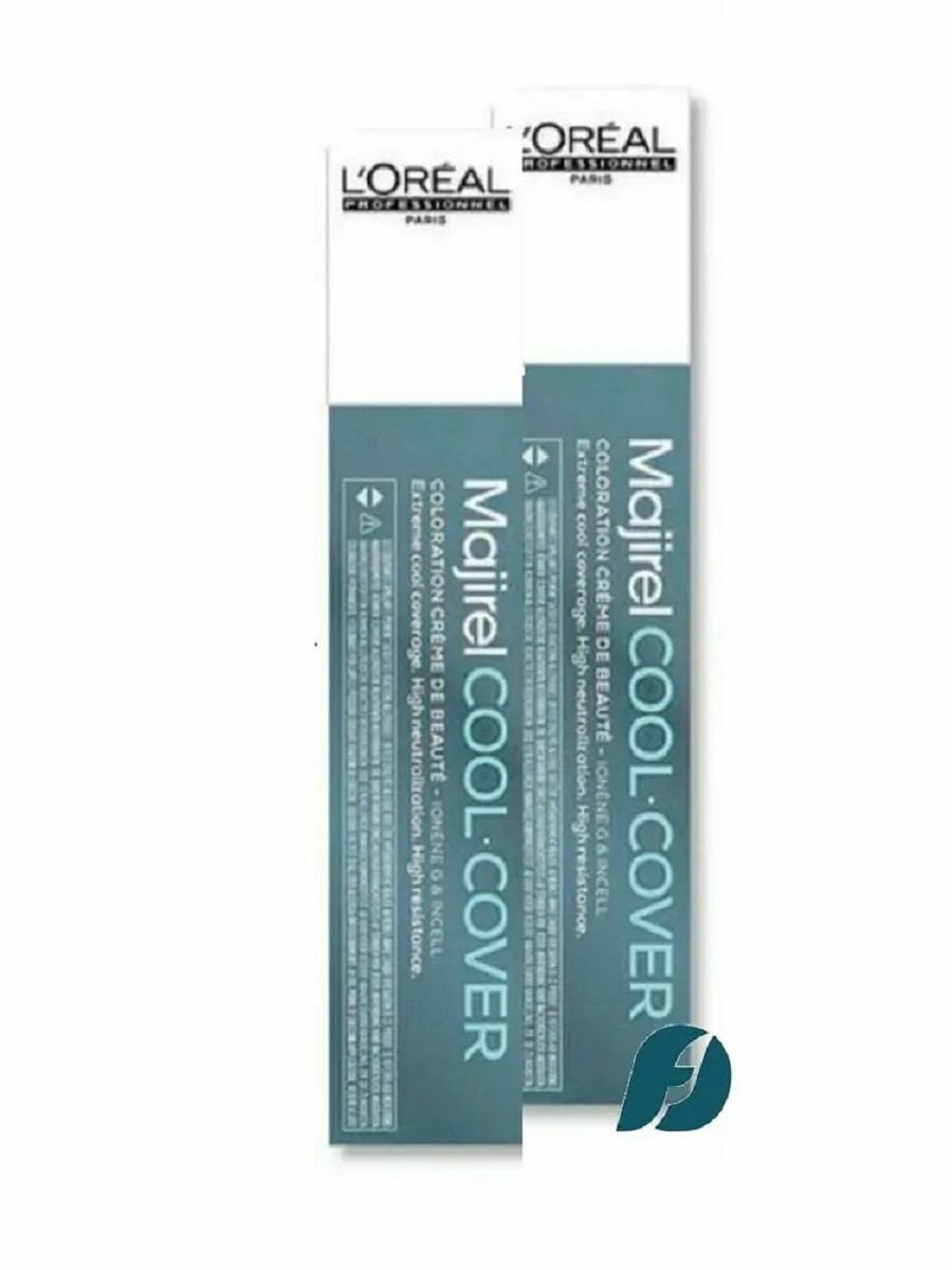 L'Oreal Professionnel MAJIREL COOL COVER 8.1 Крем-краска для волос Светлый блондин пепельно-золотистый, 50 мл-2 шт.(Уцен. товар)