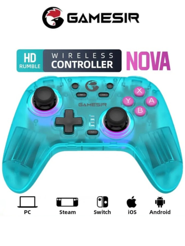 Gamesir T4 Nova Игровой контроллер беспроводной игровой контроллер Bluetooth 2.4G с джойстиком с эффектом Холла