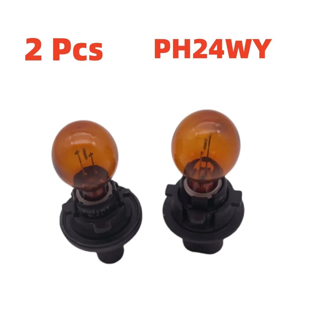1 пара оригинальных галогенных ламп PU20d/6 12272 12V/24WY PH24WY янтарного цвета для указателей поворота Audi Q5, Cadillac, GMC, VW, SKODA