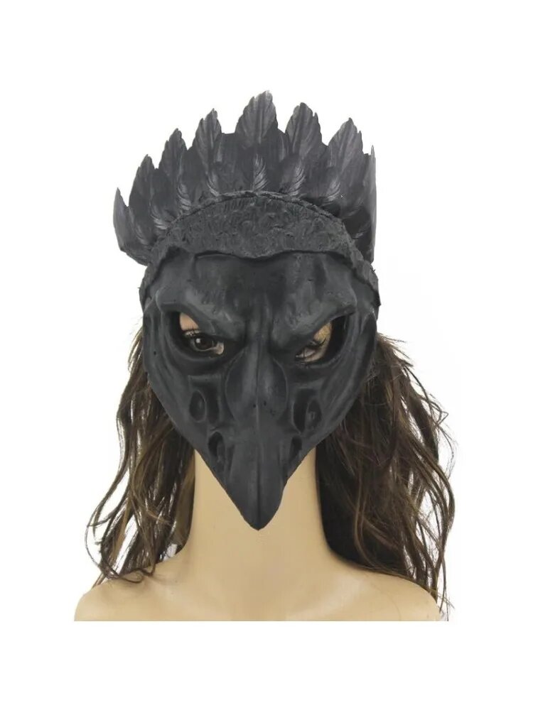 Маска вороны из полиуретана