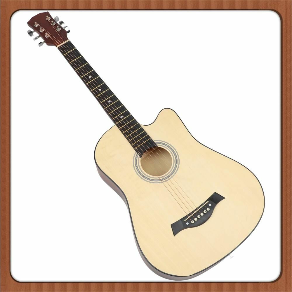 Народная гитара, деревянная, 6 струн, подходит для практики детей и студентов