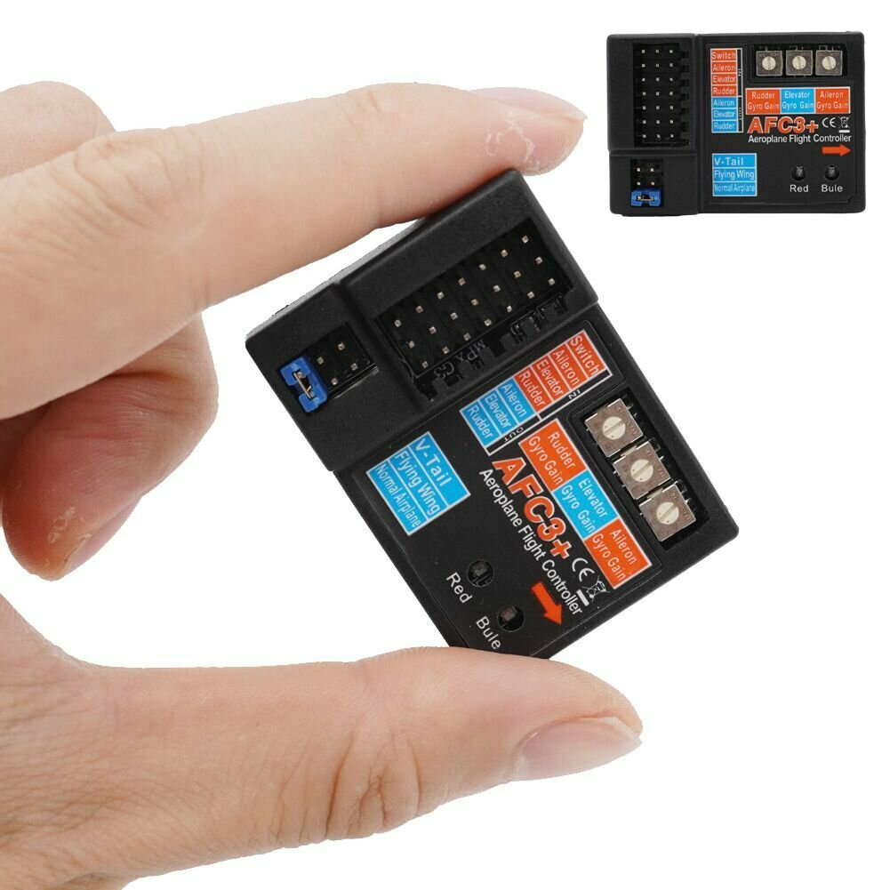 3-осевой гироскопический контроллер для радиоуправляемого самолета и вертолета с фиксированным крылом