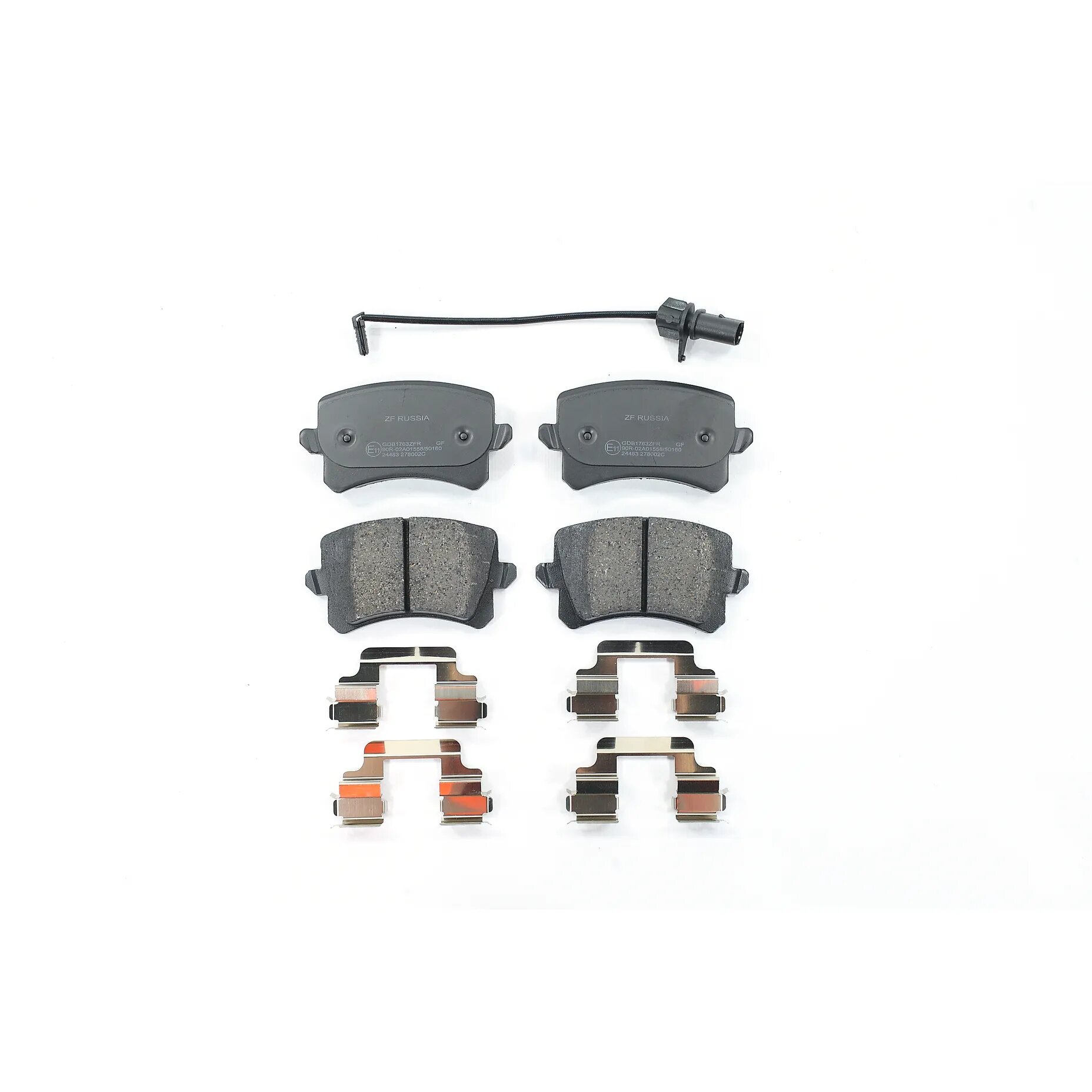 Колодки тормозные задние ZFR GDB1763ZFR Vw Tiguan 1.4, 2.0 09.07->