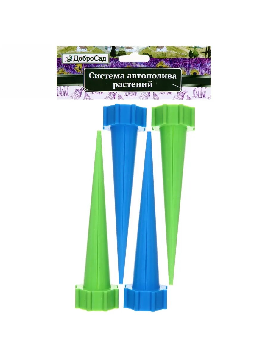 Система автополива ДоброСад "Радуга", капельные трубки, пластик, 4 шт.