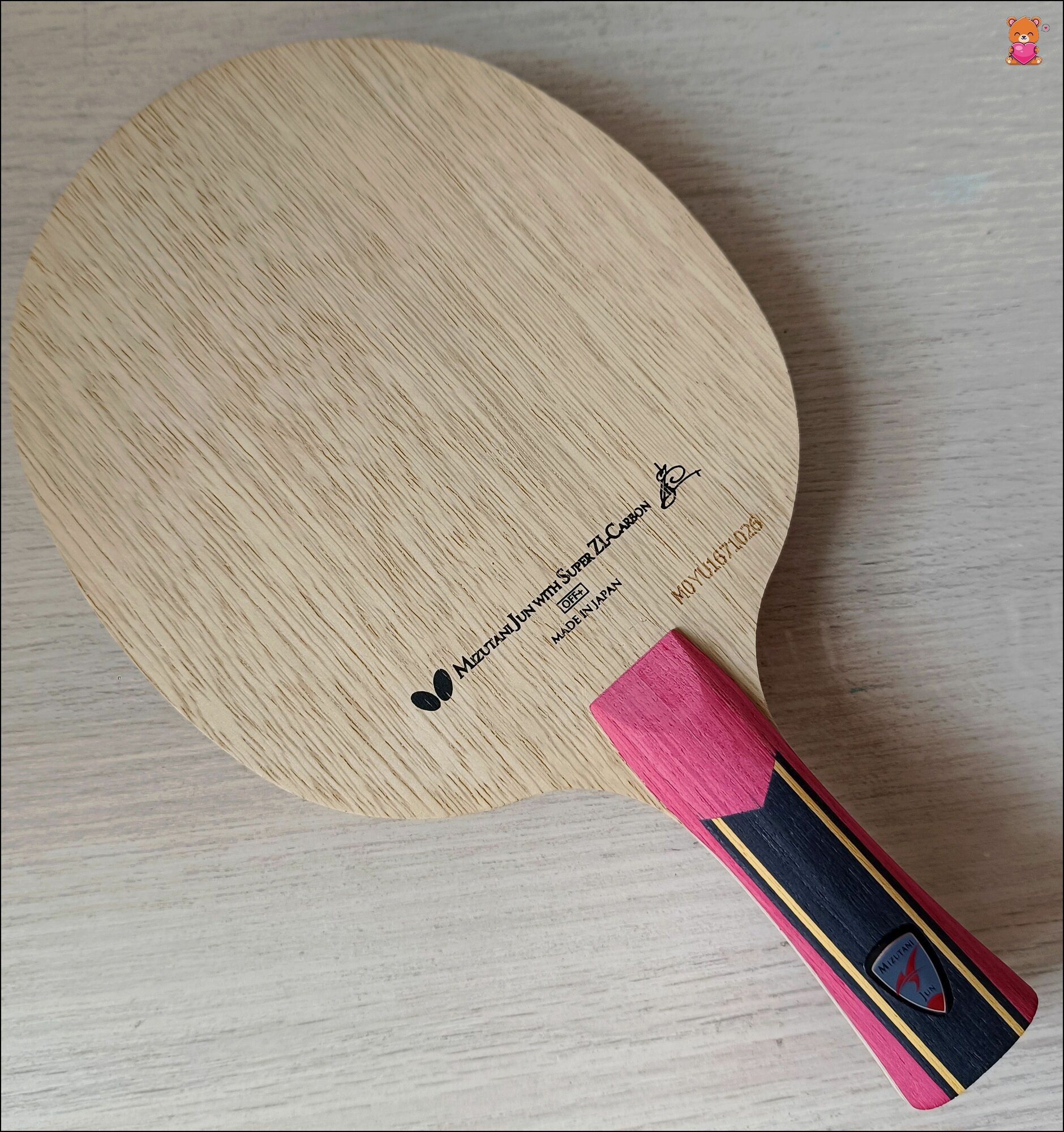 Эксклюзивная ракетка BUTTERFLY Jun Mizutani Super ZLC из Китая