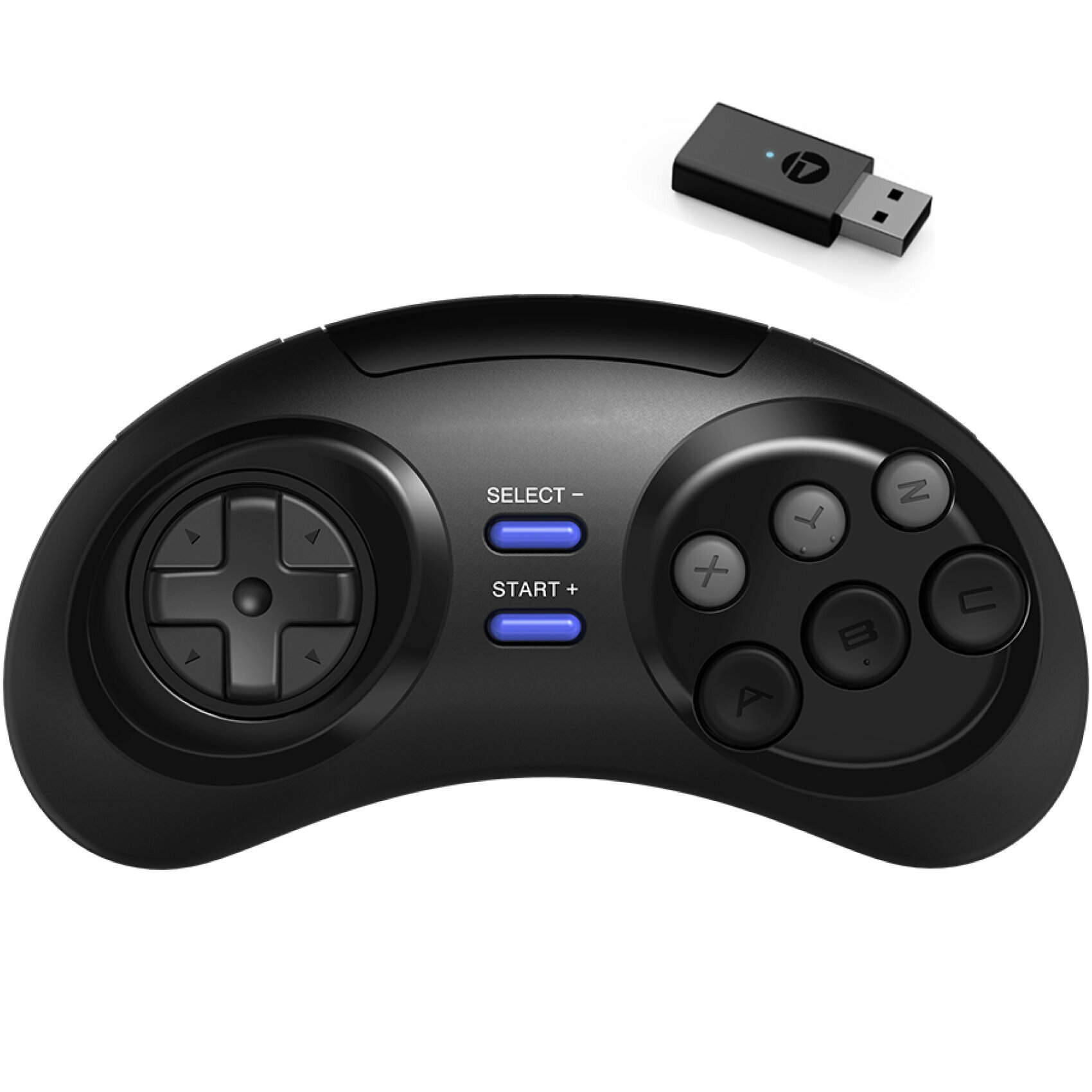 Беспроводной игровой джойстик PALMEXX для SEGA (Mega Drive 2, Mega CD, Saturn), USB, 2.4G