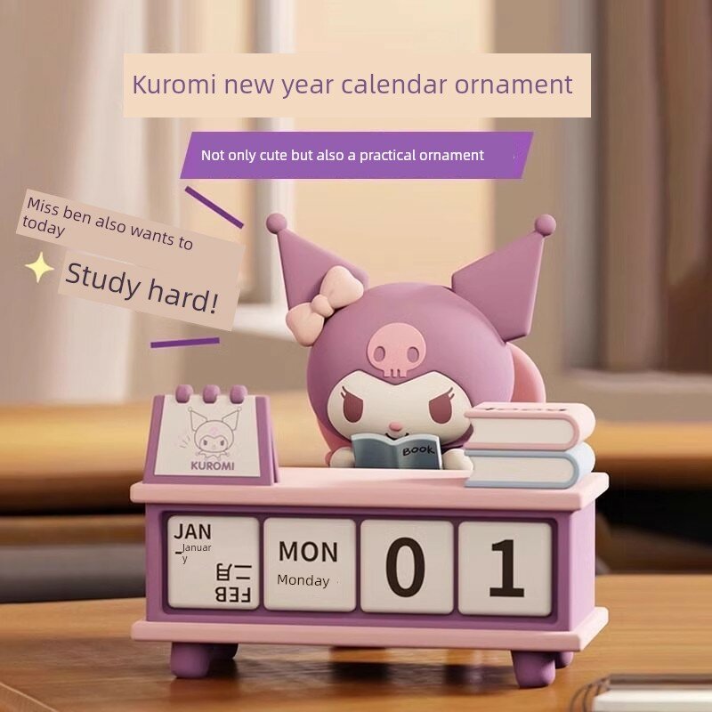 Настольный календарь-украшение Sanrio, фигурка для настольного календаря, Почакко, Куроми, подарок для автомобиля, на