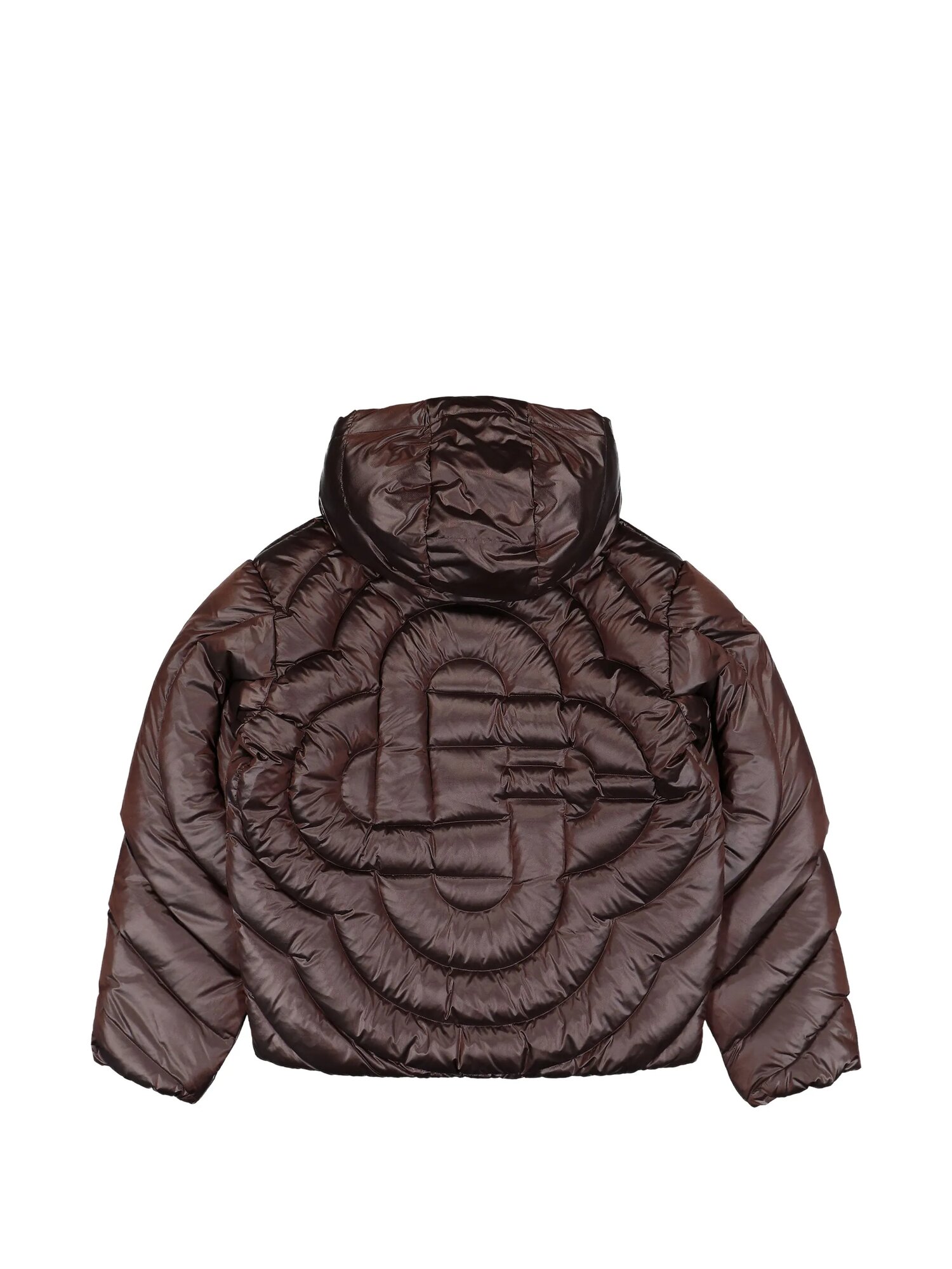 Куртка Casablanca Quilted puffer jacket, размер 48, brown — фото 1