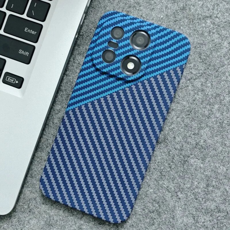 Чехол для OnePlus Ace 6, серый, текстура карбон