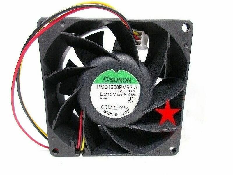 SUNON 8038 8CM PMD1208PMB2-A 12V 6.4W 3 линии скорости измерения вентиляторы -