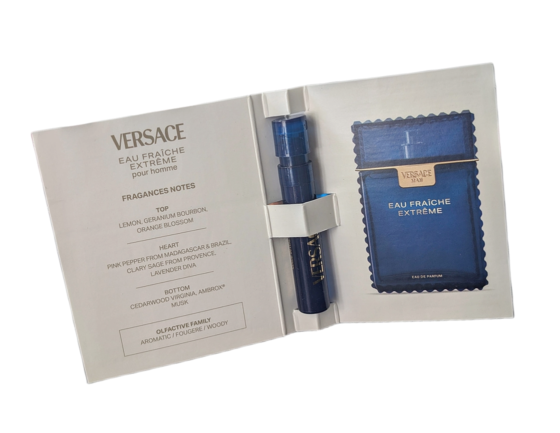 Sample мужской парфюмерной воды Версаче Версаче Мен Фреш Экстрим 1 мл - Versace Versace Man Eau Fraiche Extreme