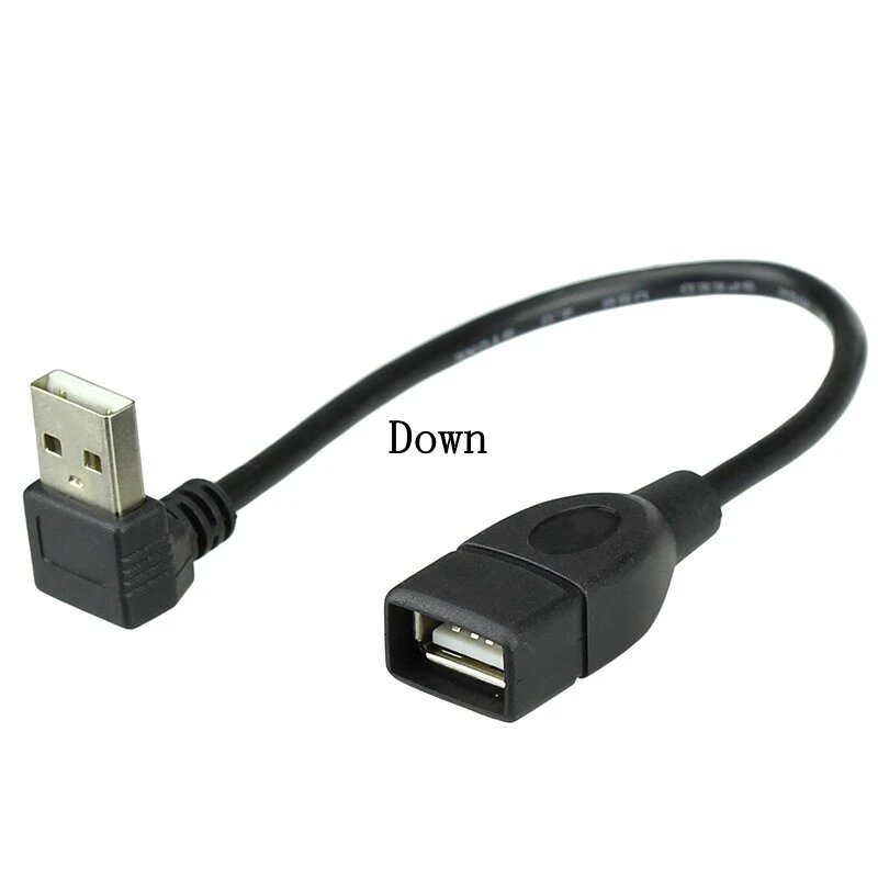 UXG Угловой USB 2.0 А «папа-мама» кабель 90 градусов