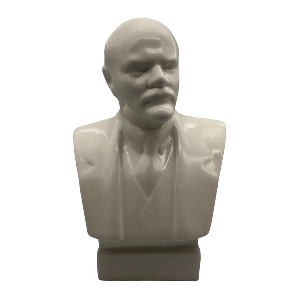 Фарфоровый бюст "В. И. Ленин" 1970-1980 гг, ЛФЗ, СССР