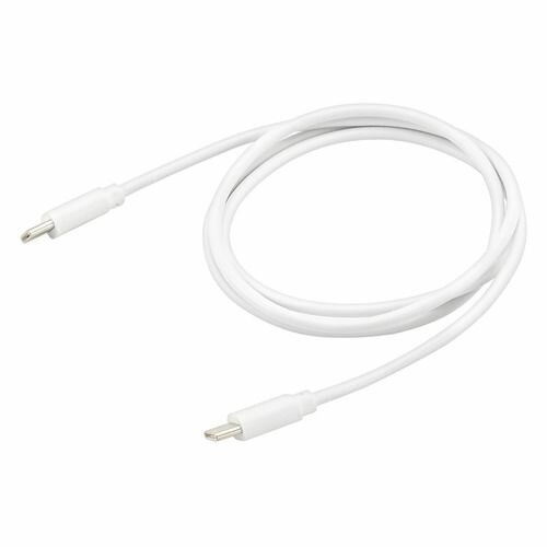 Кабель Buro USB Type-C (m) - USB Type-C (m), 1м, 3A, белый [pd15w]