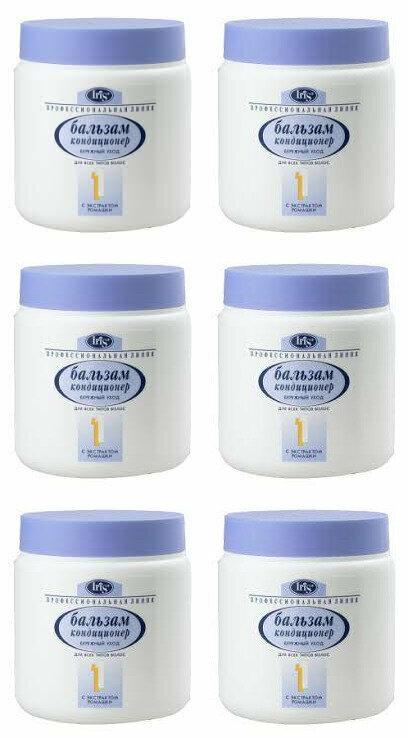 Iris бальзам №1 Бережный уход Ромашка, 500 мл, 6 шт