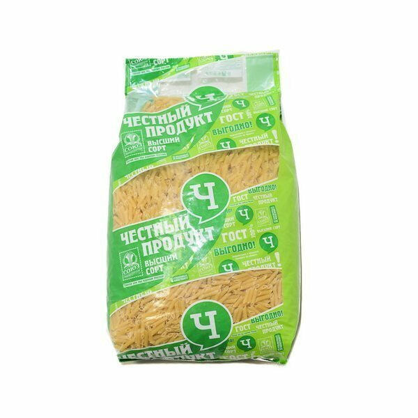 Макаронные изделия Перья Честный продукт в/с гр. В 20 кг