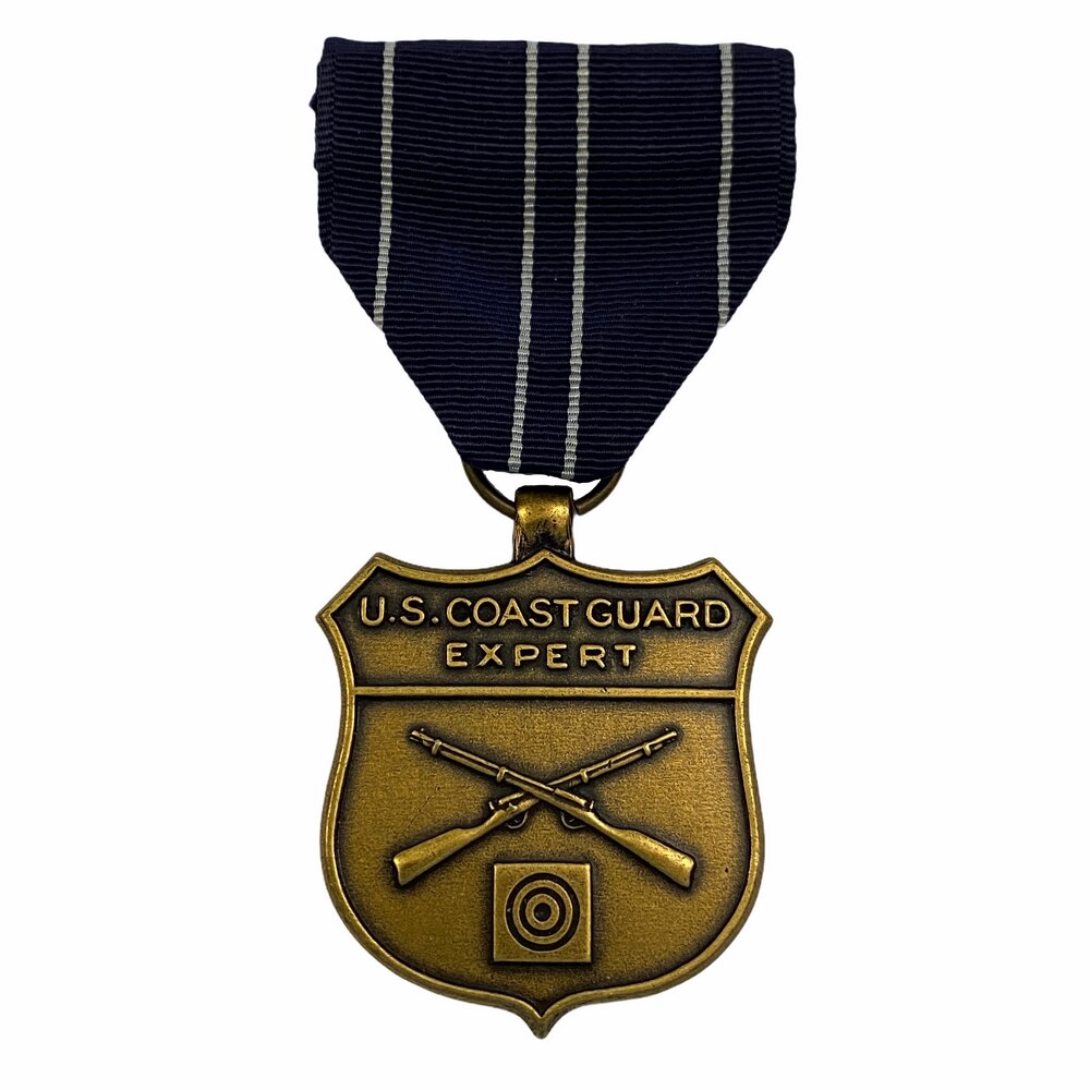США, медаль "За службу в береговой охране. Инструктор по стрельбе из винтовки" 1969-1980 гг.